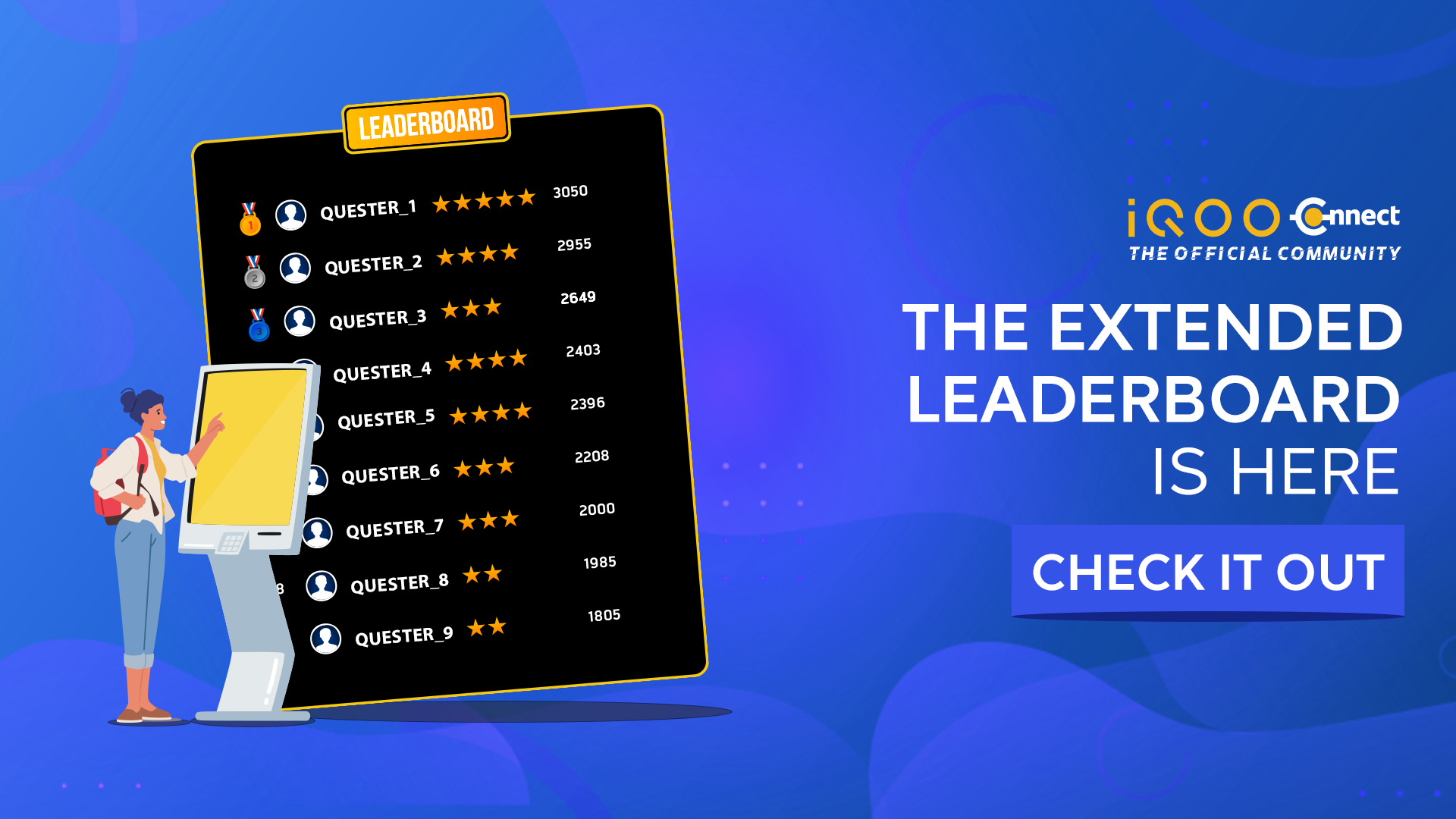 Questers, Check Out the Extended Leaderboard!