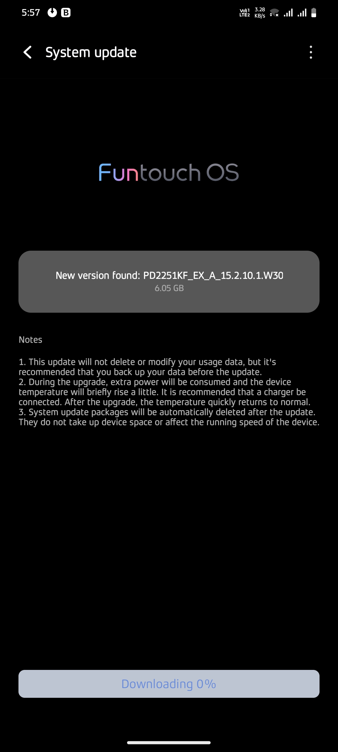 iQOO Z7s Funtouch os 15 Android 15 update