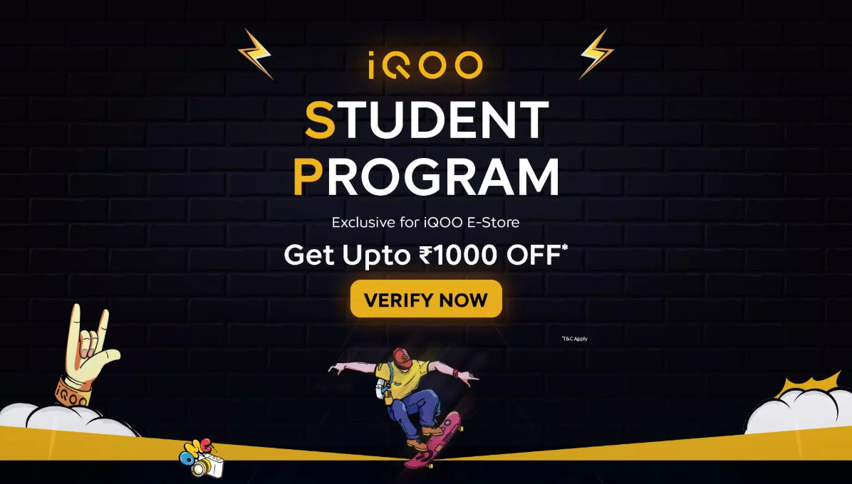 iQOO Launches Student Program - Exclusive for iQOO e-store