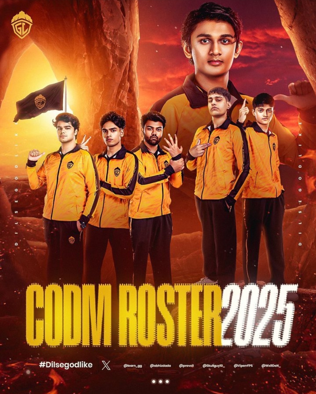 Godlike announced CODM lineup 2025