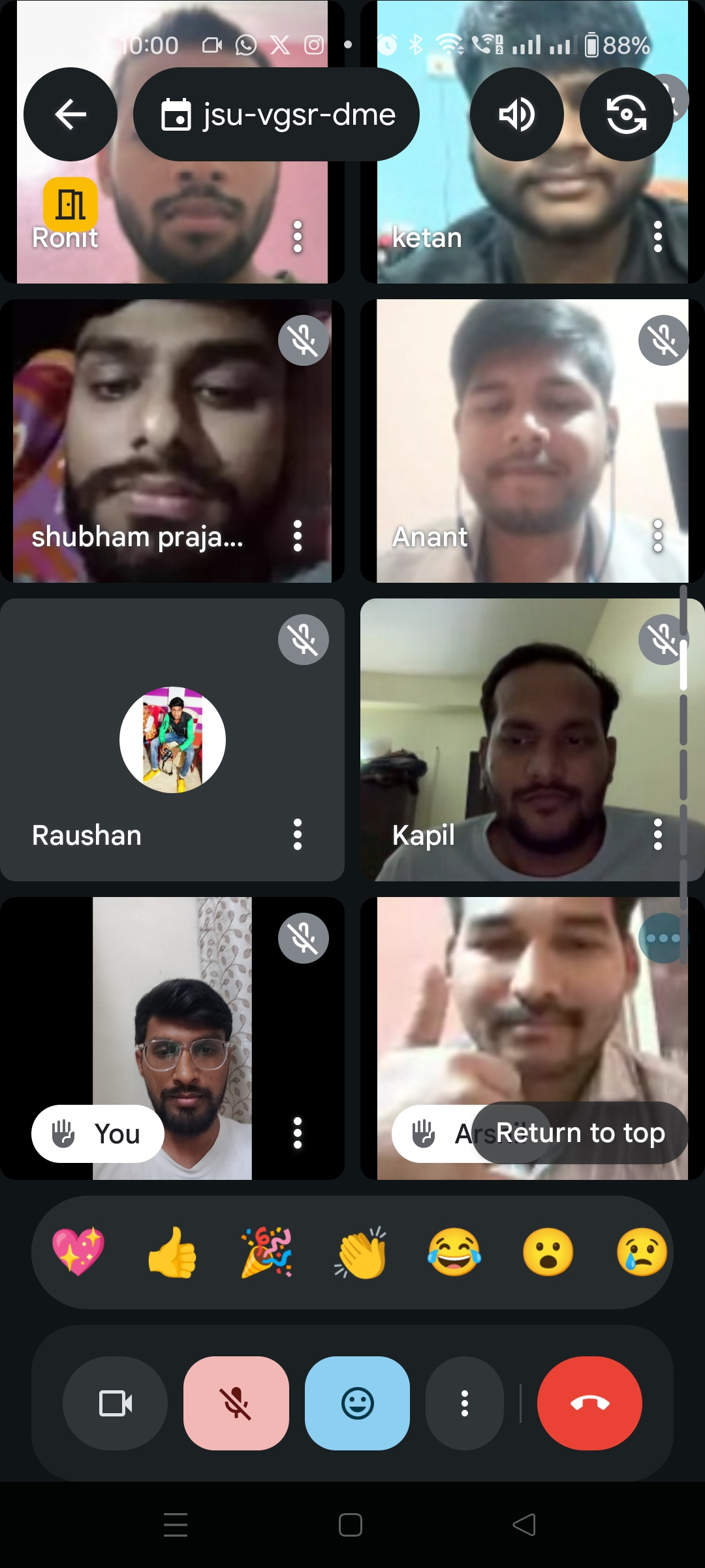 Chats Night with moderator and discussion