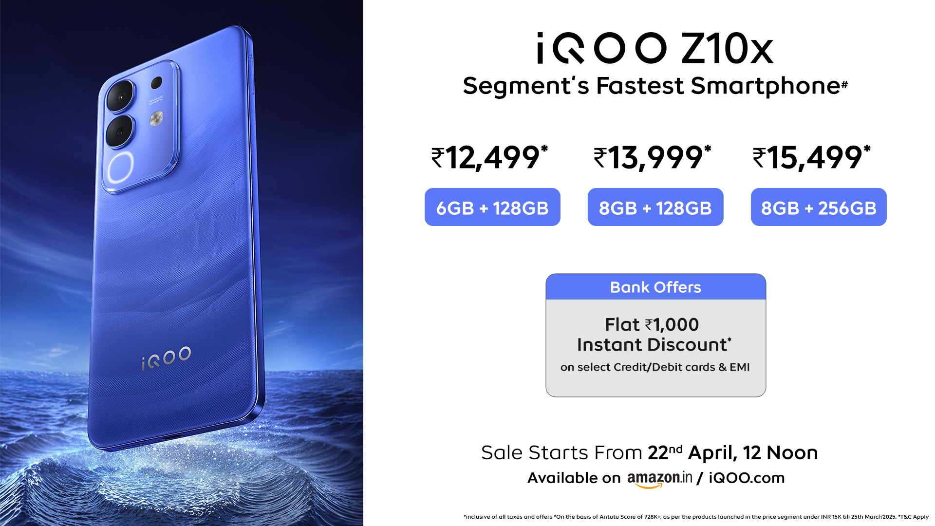 iQOO Z10 and Z10x Launches in India!