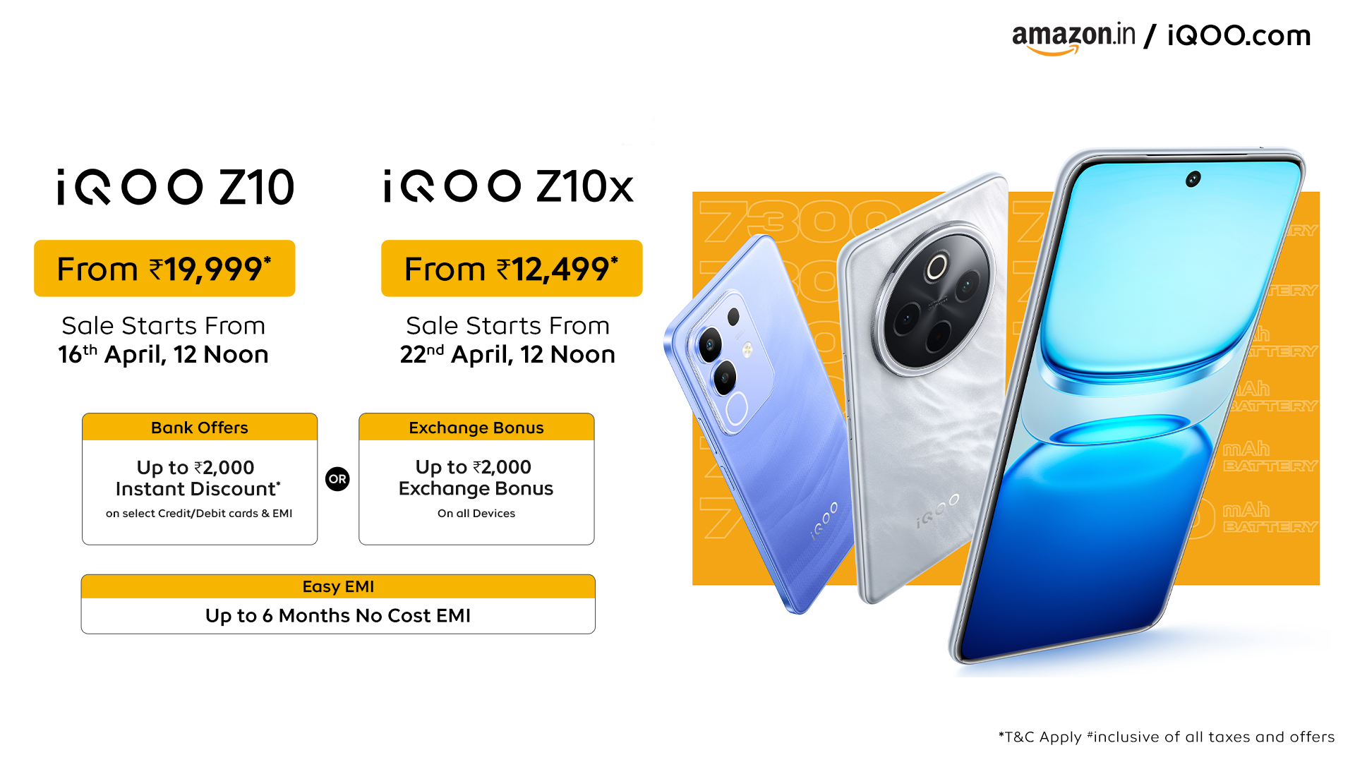 iQOO Z10 and Z10x Launches in India!