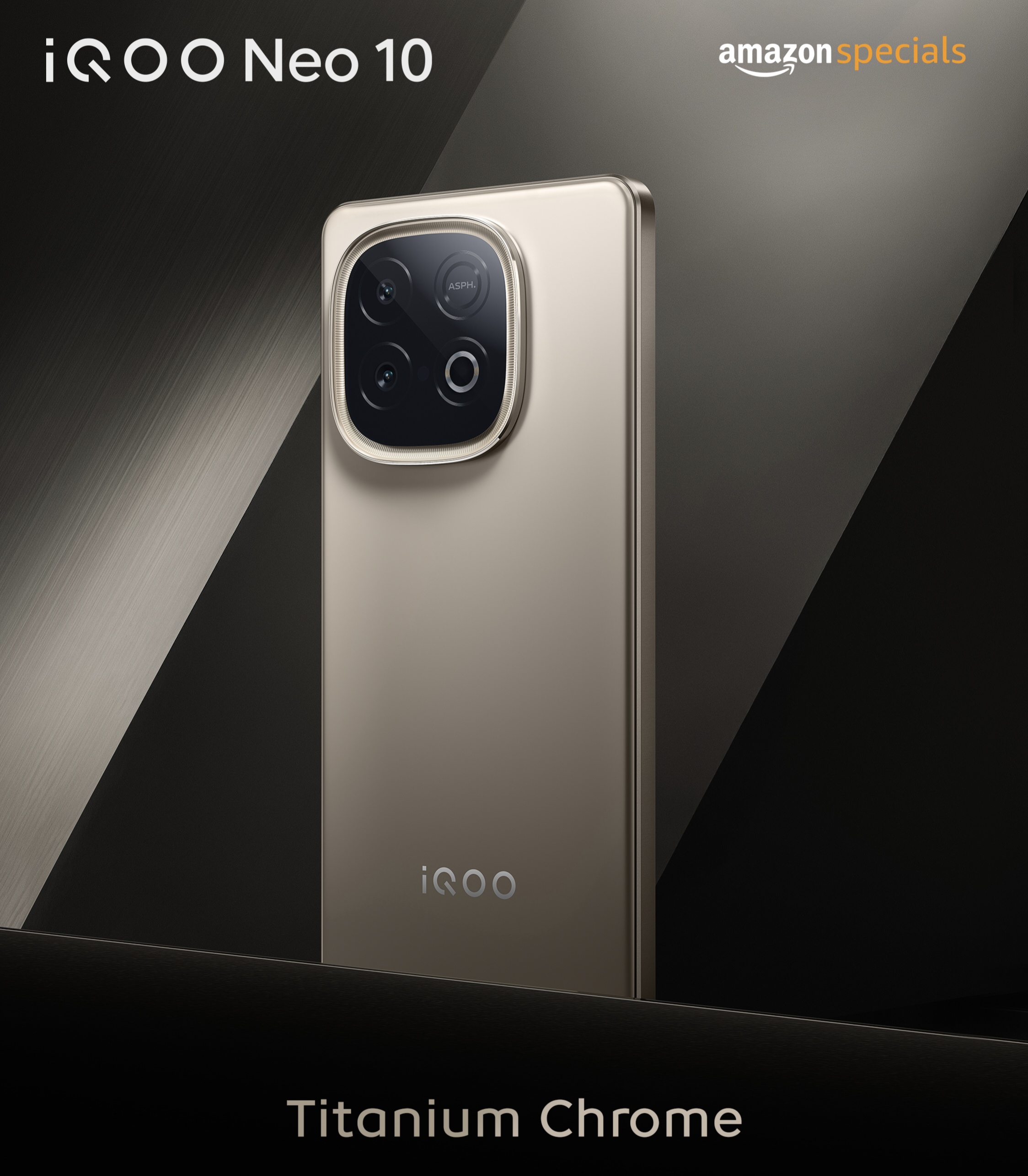 Two Stunning Colors of iQOO Neo10 –Titanium Chrome & Inferno Red! 🔥🌟