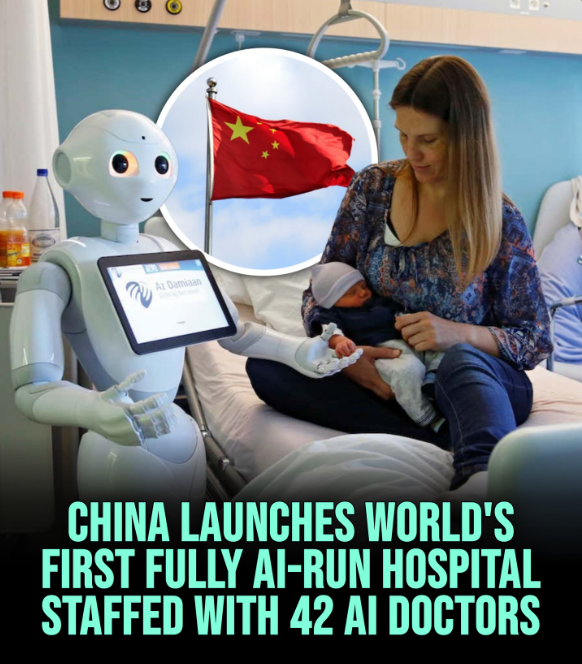 🏥 China Launches World's First AI-Run Hospital – No Human Doctors!