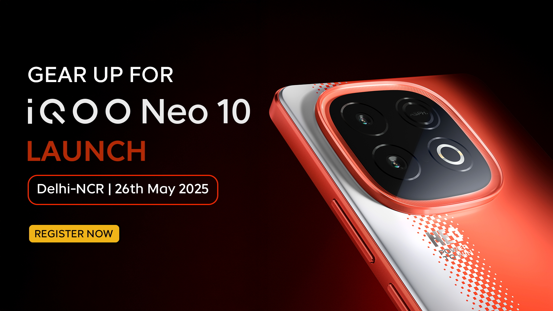 CLOSED | Register Now For the iQOO Neo 10 Launch in Delhi-NCR 🔥