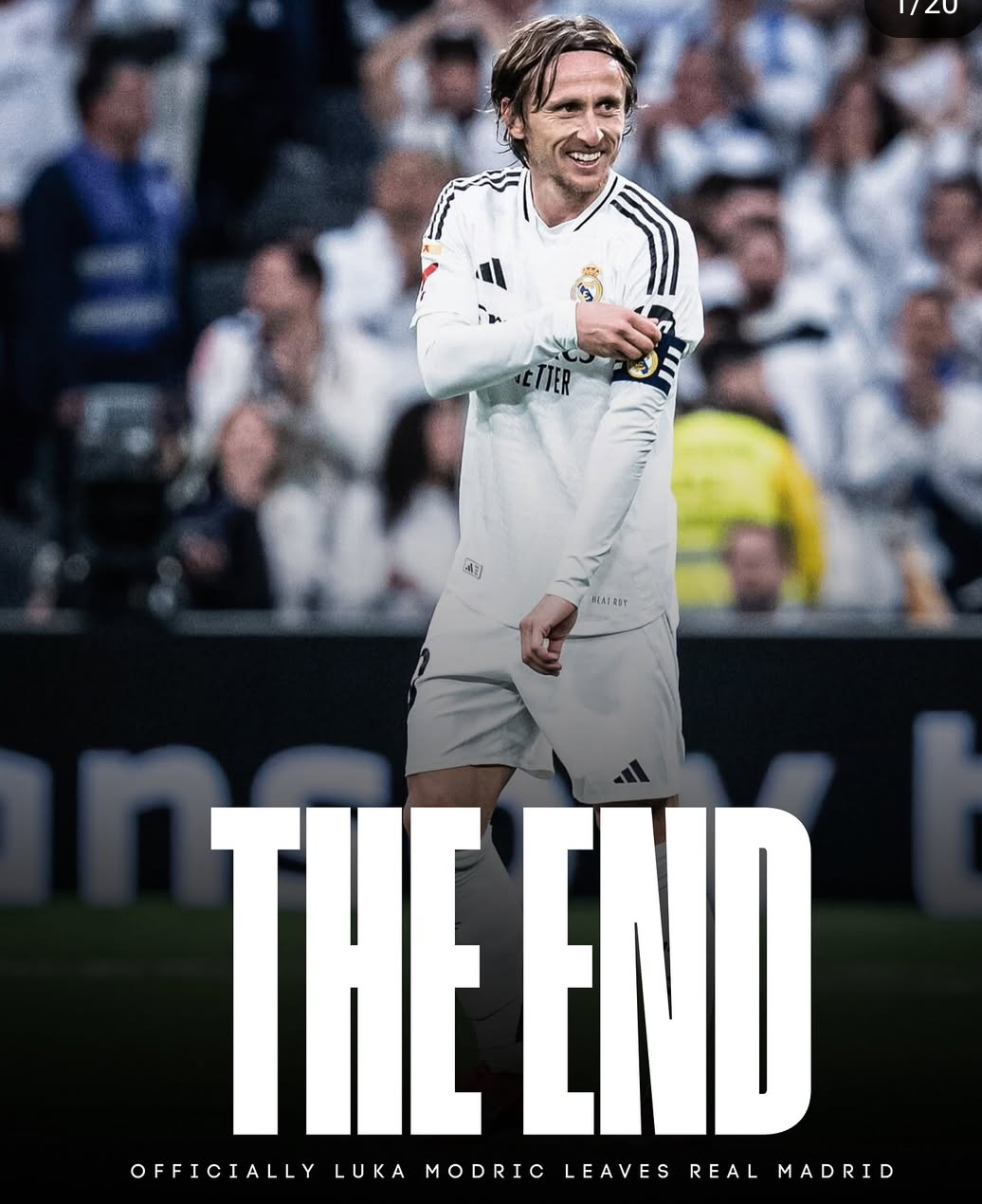Luka Modric to leave Real Madrid after 13 years, nearly 600 appearances
