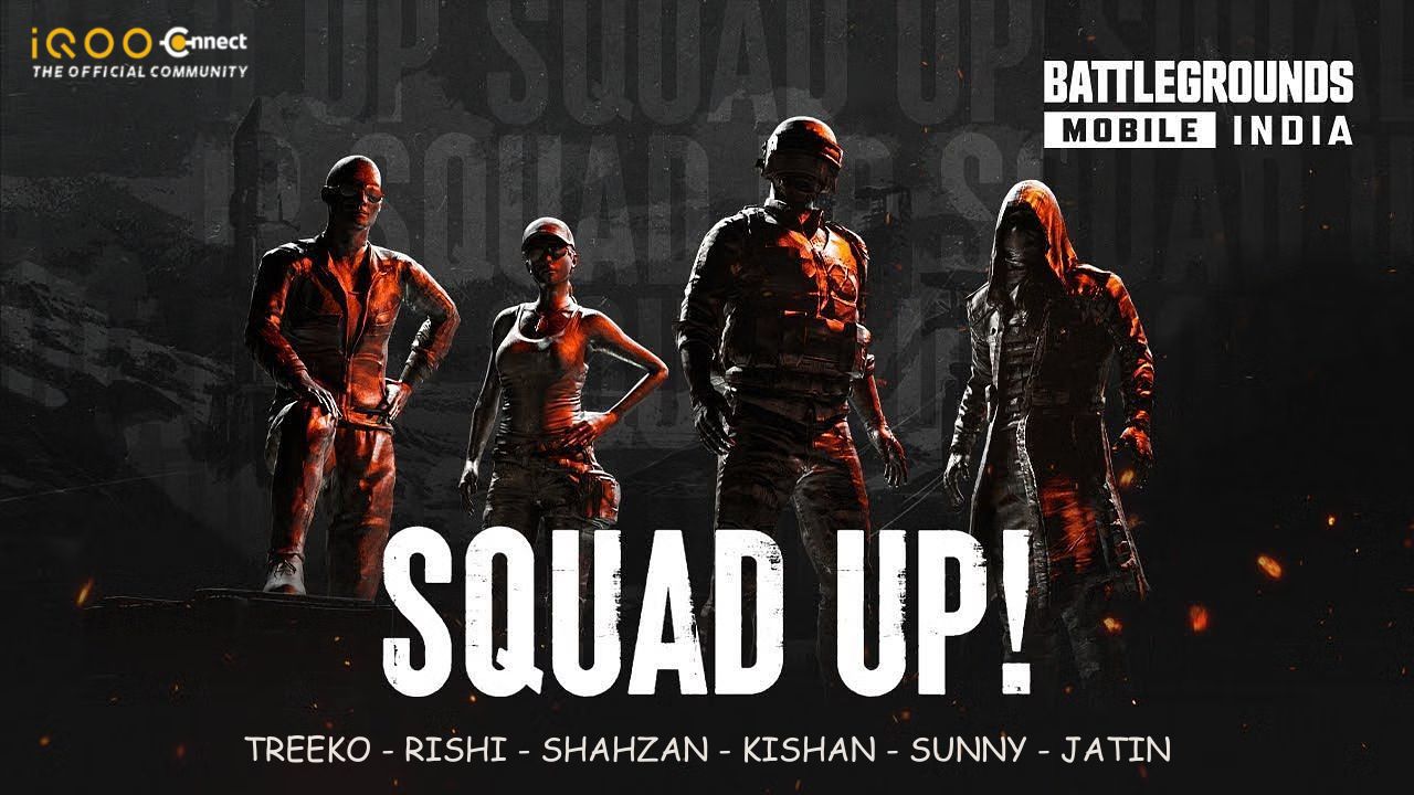 🏆 iQOO Connect BGMI Squad Official – Main Squad Reveal 🎮