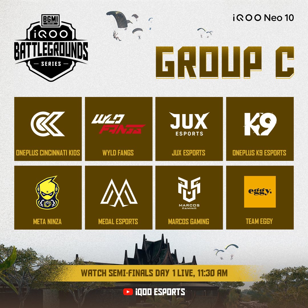 📢 Final Act Begins| Semi-Final Teams Revealed iQOO Battlegrounds Series ...