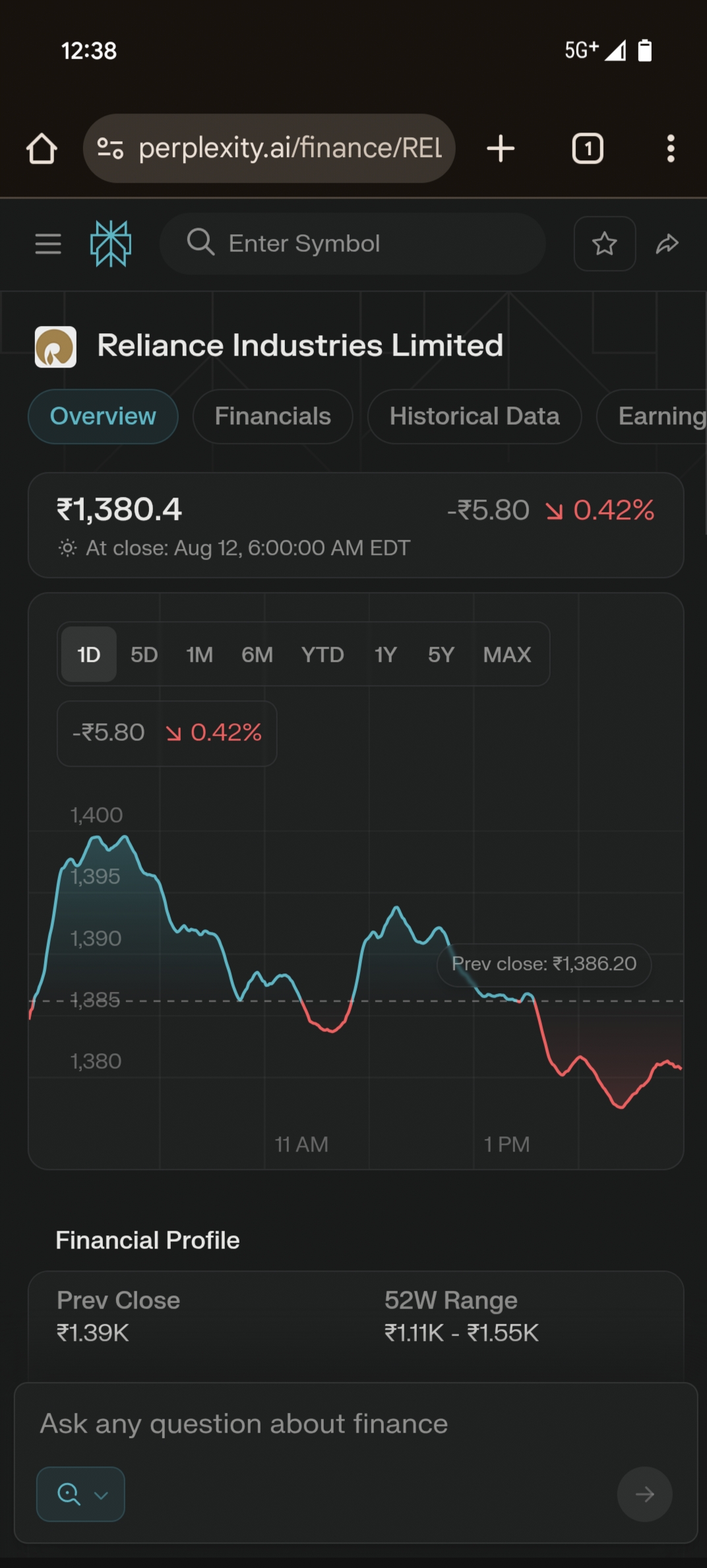 Perplexity Finance is now tailor-made for India,know the tip that it offers