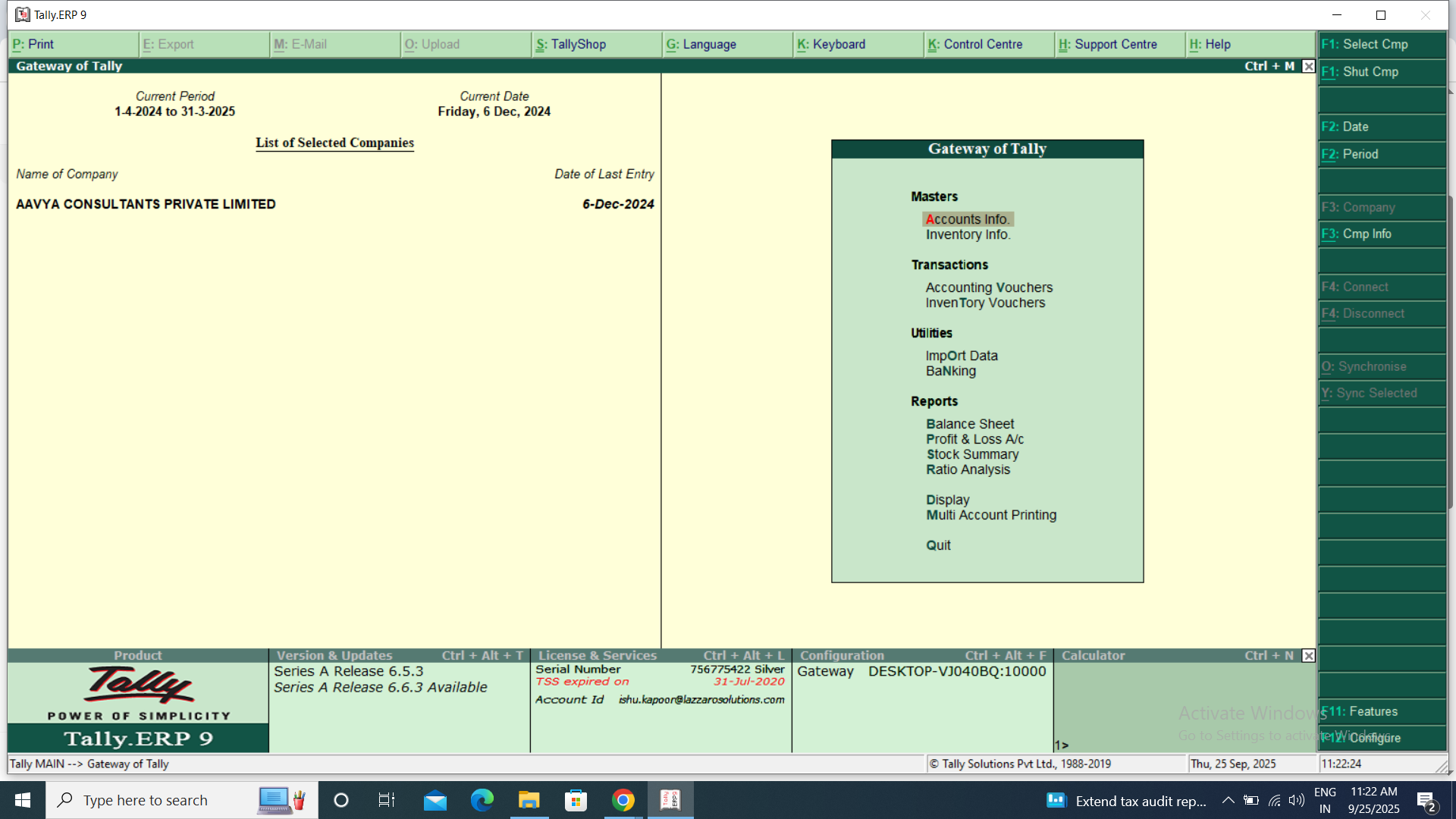 🧵 Title: How to Print Bank Details in Sales Invoice in Tally ERP 9