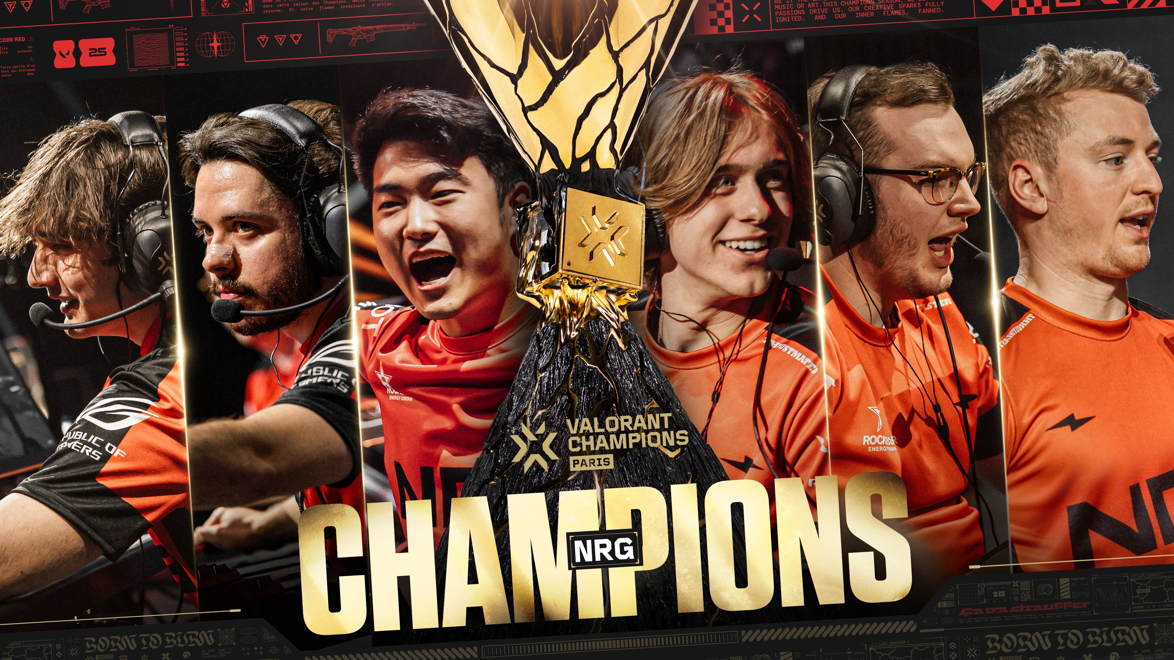 NRG lifts VALORANT Champions 2025 trophy