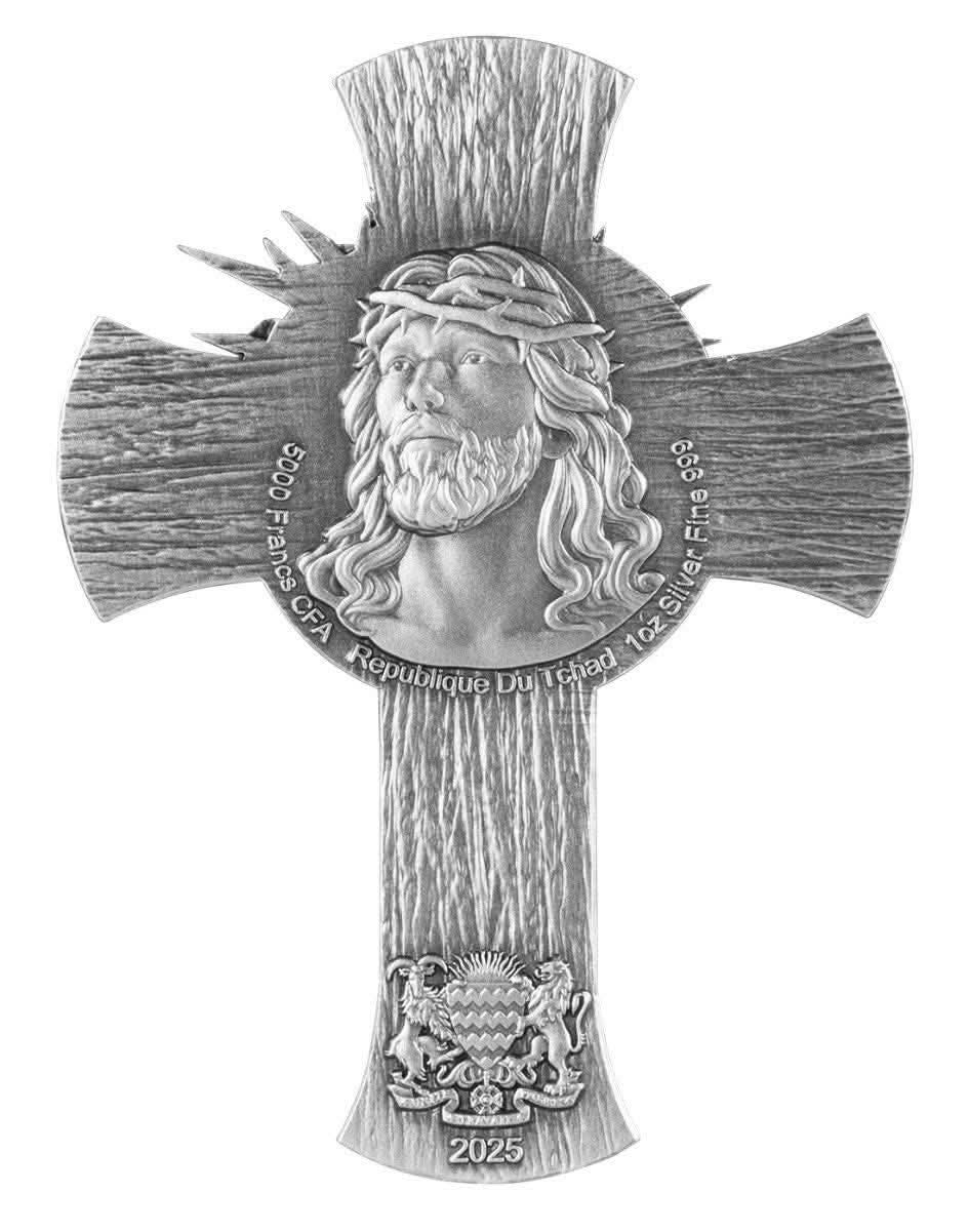Jesus Cross 2025 Silver Coin – A Symbol of Faith and Artistry from the ...