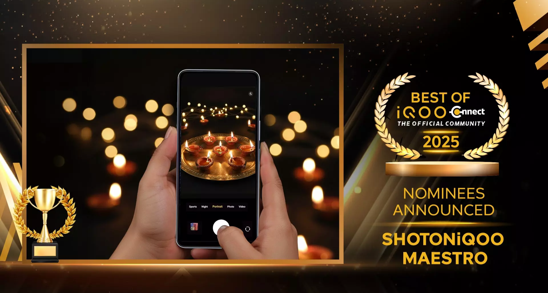 Thank You iQOO Connect Team for the Nomination! 💙📸