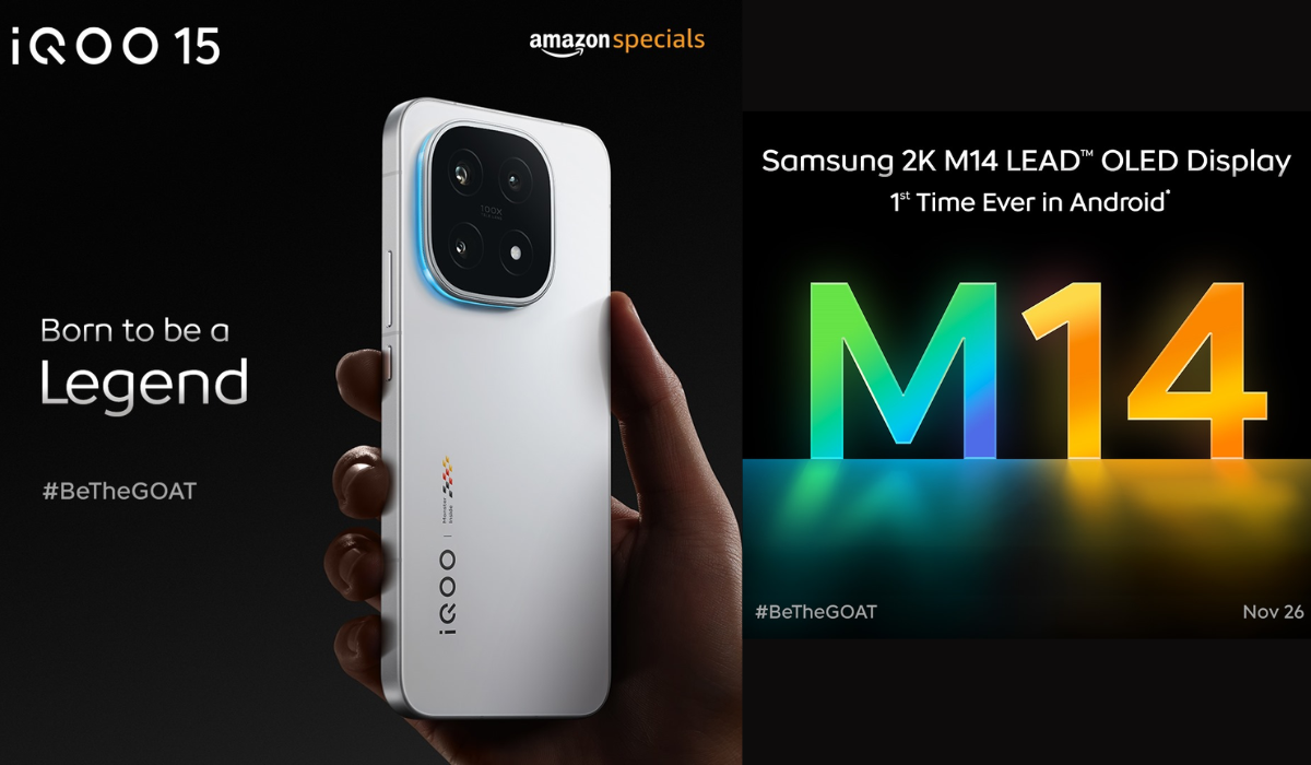 iQOO 15's G.O.A.T. display: All-new 2K M14 LEAD OLED screen