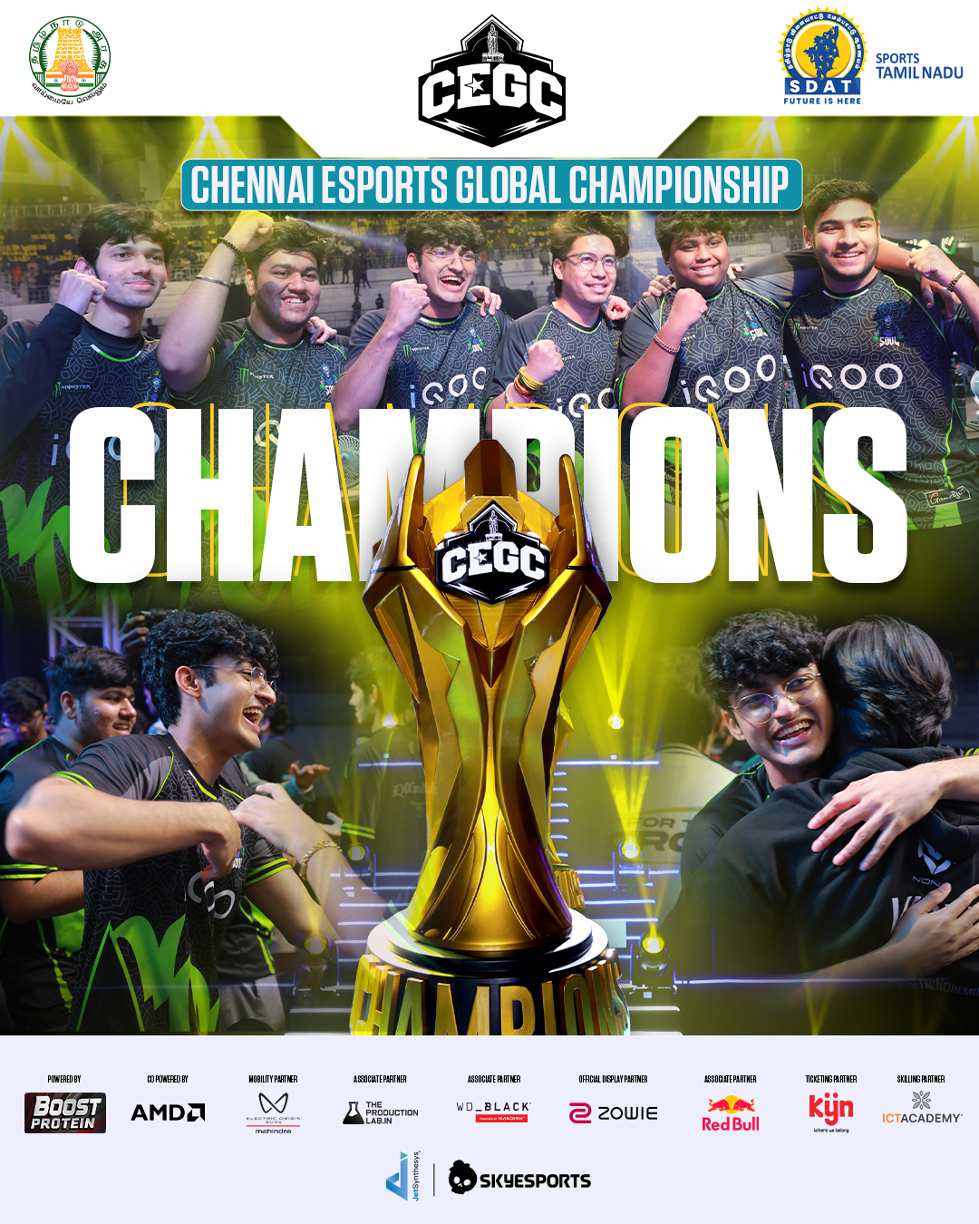 Team iQOO Soul crowned champions of CEGC 2025 BGMI