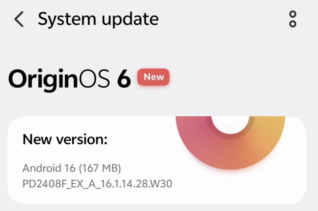 Origin OS6 iQOO 13(Stabel Update)