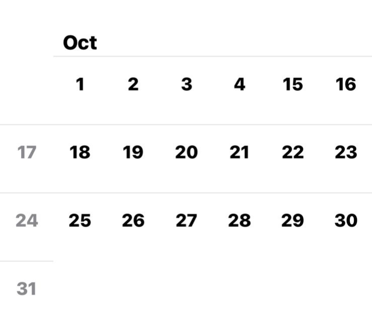 October 1582: A Historical Month of Missing Dates