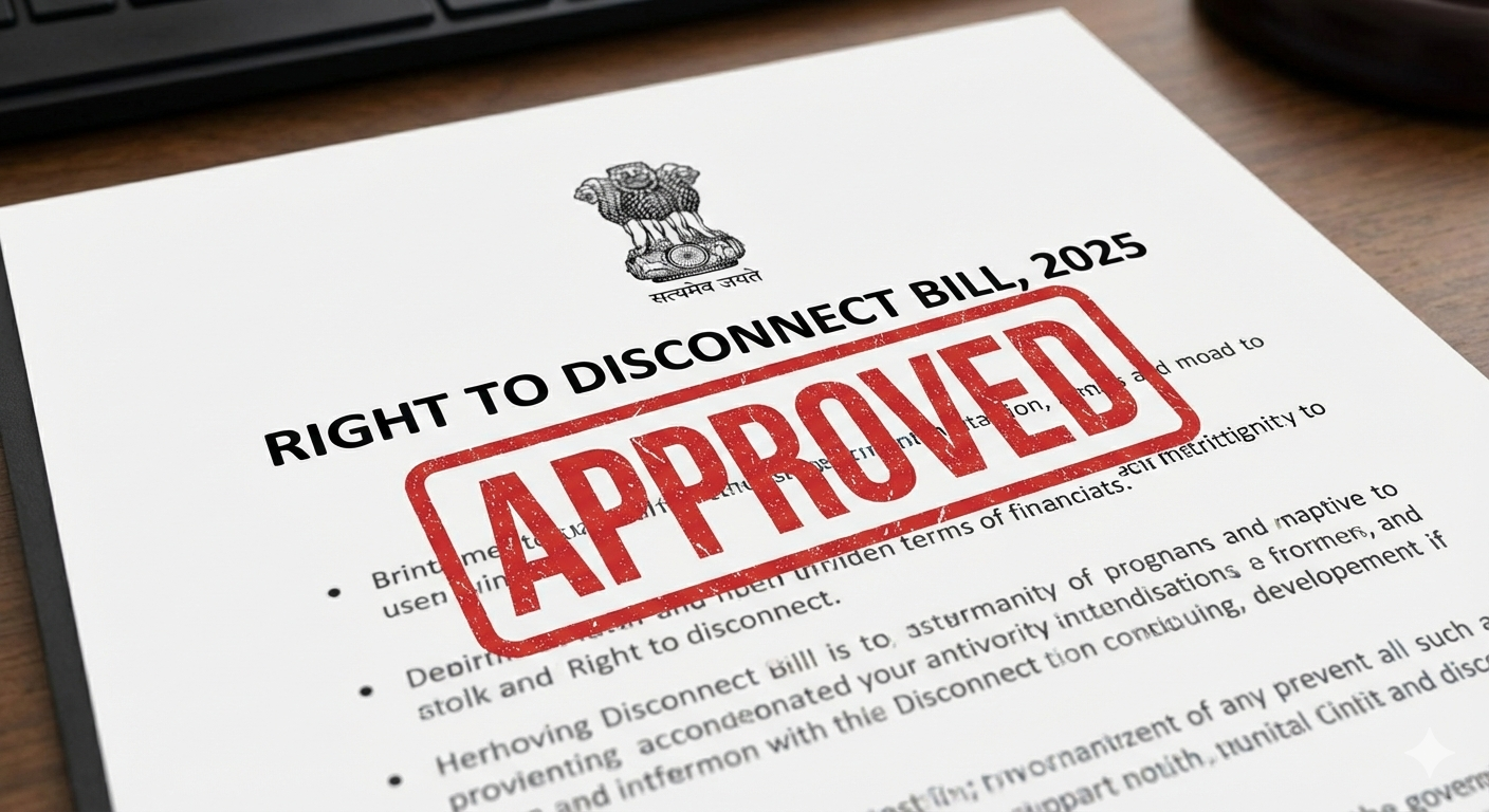 Right to Disconnect Bill 2025 | Can India Finally Switch Off After Work ...