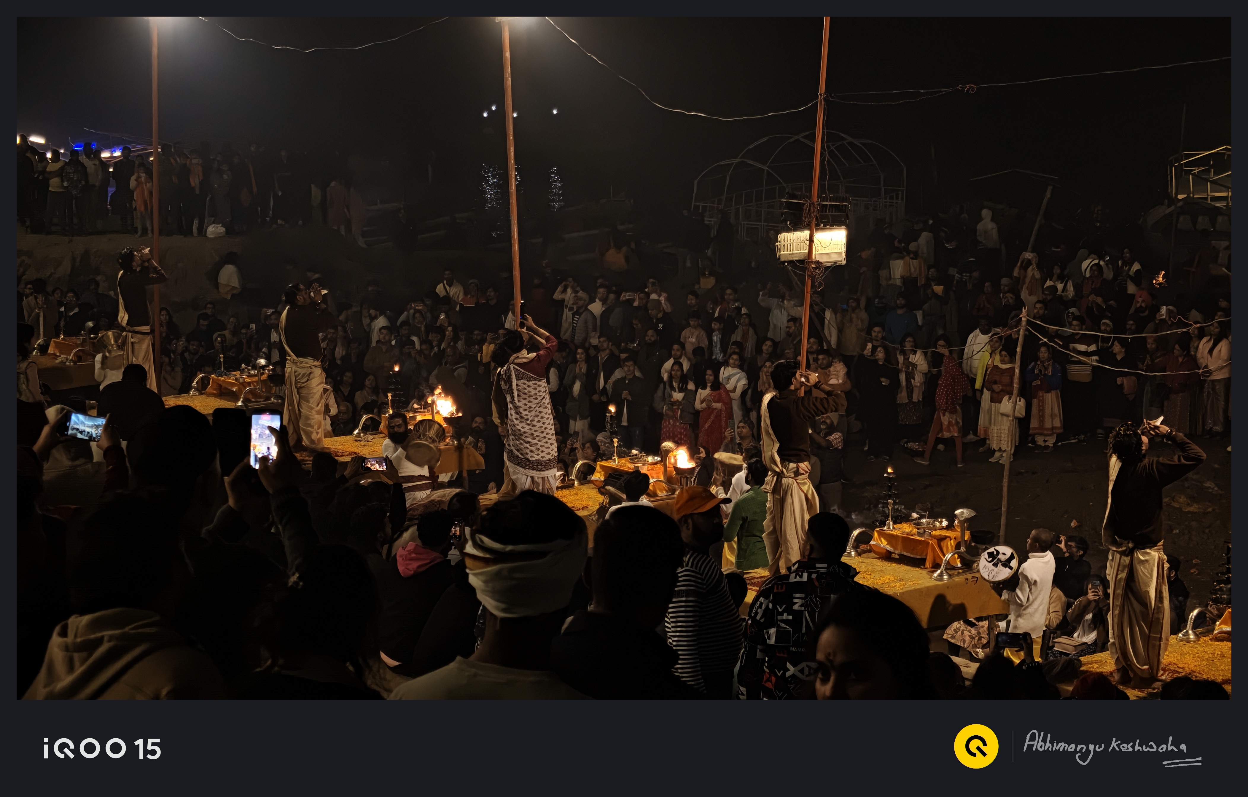 Banaras Evening Ganga Arti Random Shots ll iQOO 15 🐦‍🔥 Part 1