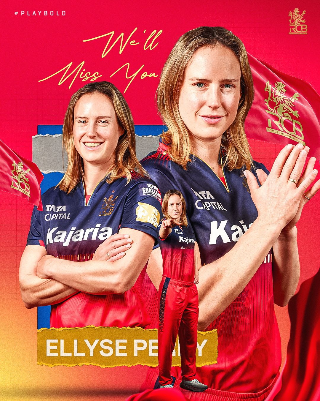 🚨Big update from WPL | RCB's star all rounder Ellyse Perry is unavailable😐