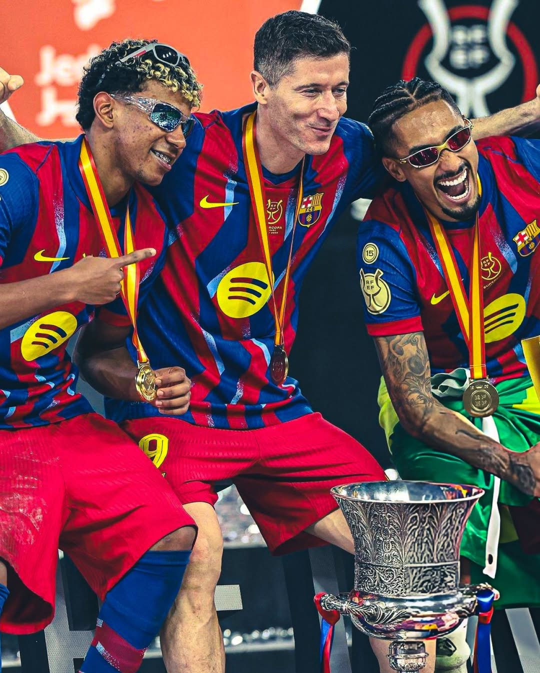Raphinha nets brace as Barcelona beat Real Madrid to lift Supercopa ...