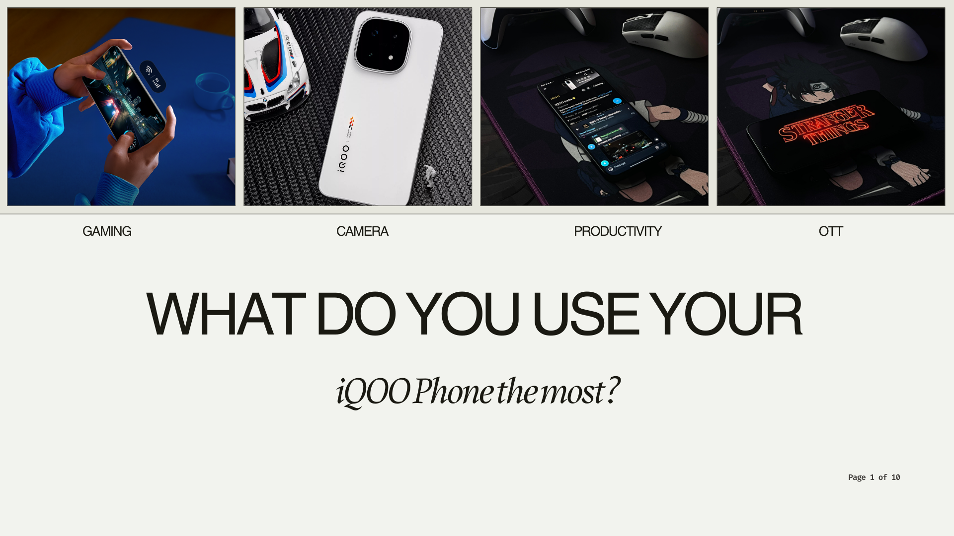 Community Poll 🗳️ | What Do You Use Your iQOO Phone MOST For?