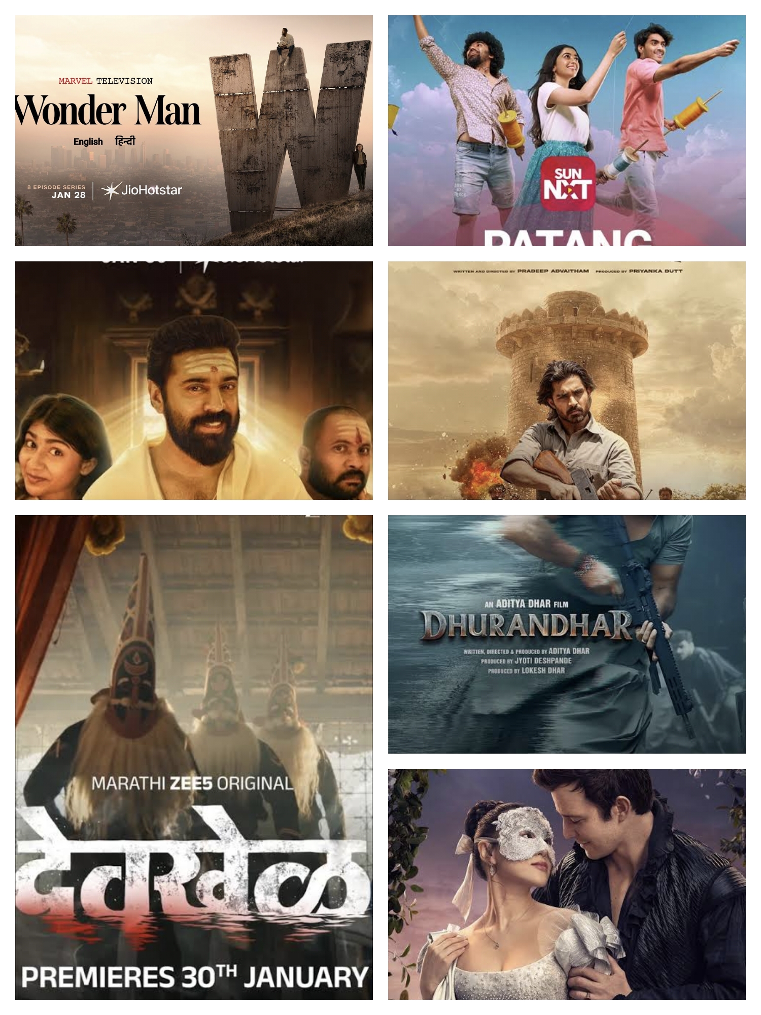 OTT Releases of the Week (Jan 26 - Feb 1):Dhurandhar,Daldal, Gustaakh ...