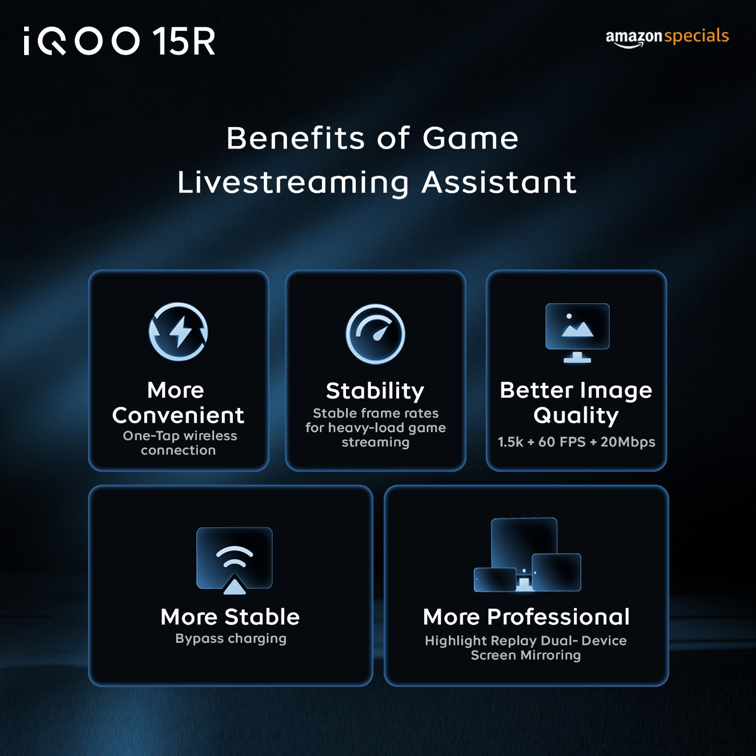 🎮 iQOO 15R: Stream Like a Pro The Future of Mobile Game Livestreaming