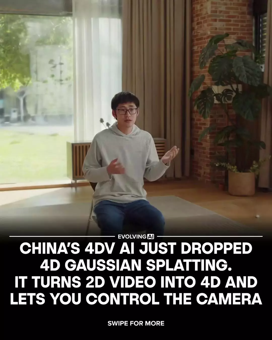 🧠 China Drops Groundbreaking 4DV AI: Turns 2D Videos into 4D! 🎥