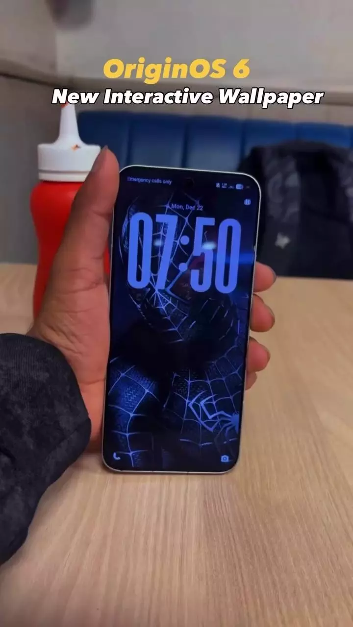 Origin OS-6 New interactive Wallpaper Best Feature of IQOO 15 🚀