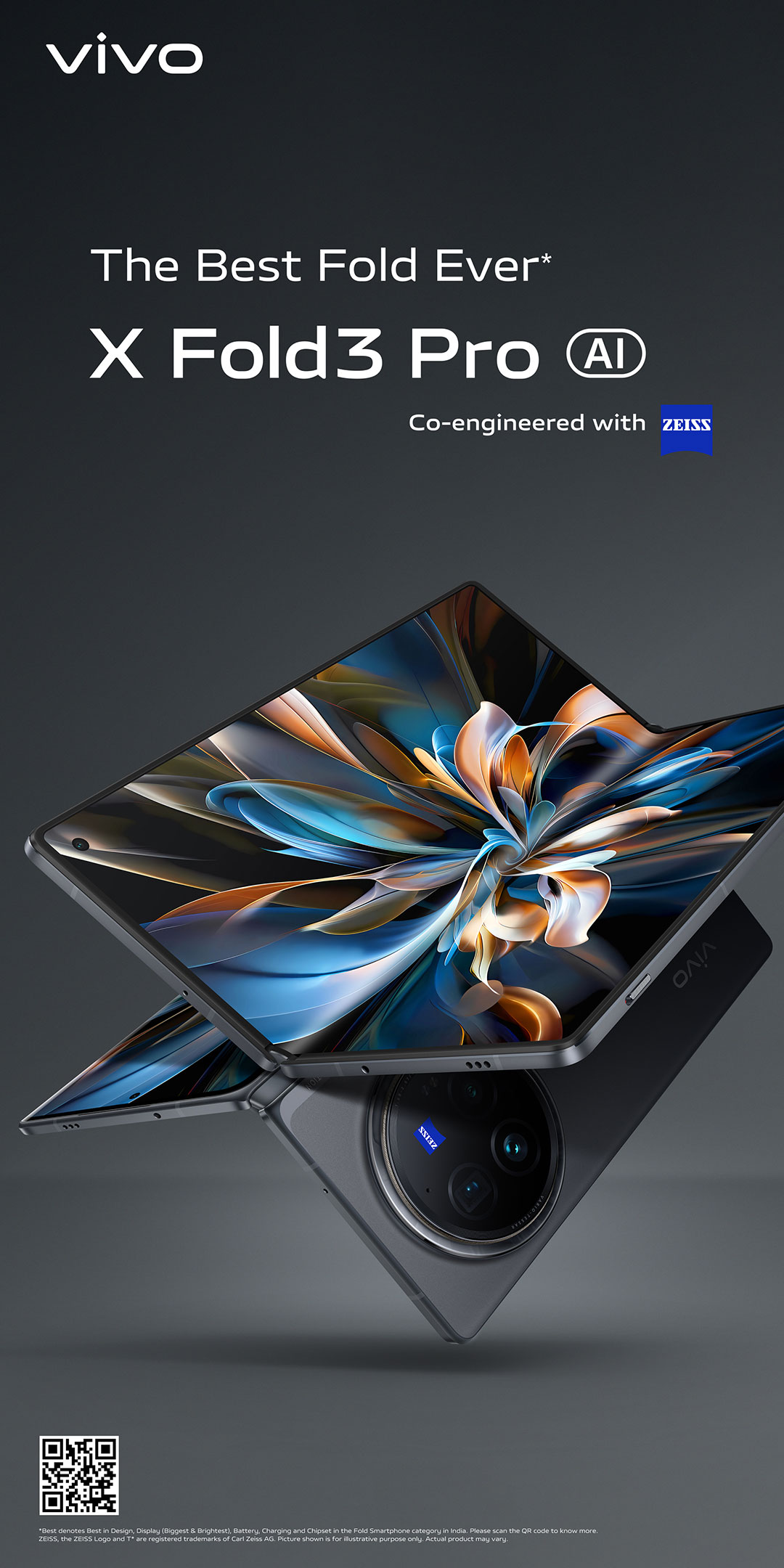 vivo X Fold3 Pro-Foldable, Ultra Slim, ZEISS, AI | vivo India